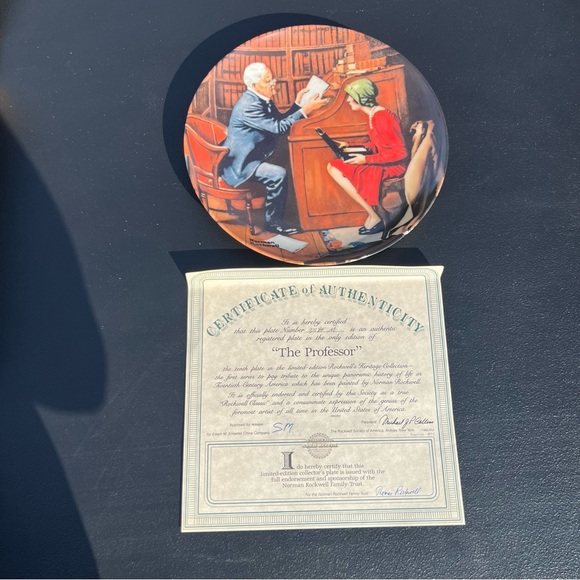 Knowles | Other | 33 Norman Rockwell Collectors Plate By Knowles The ...